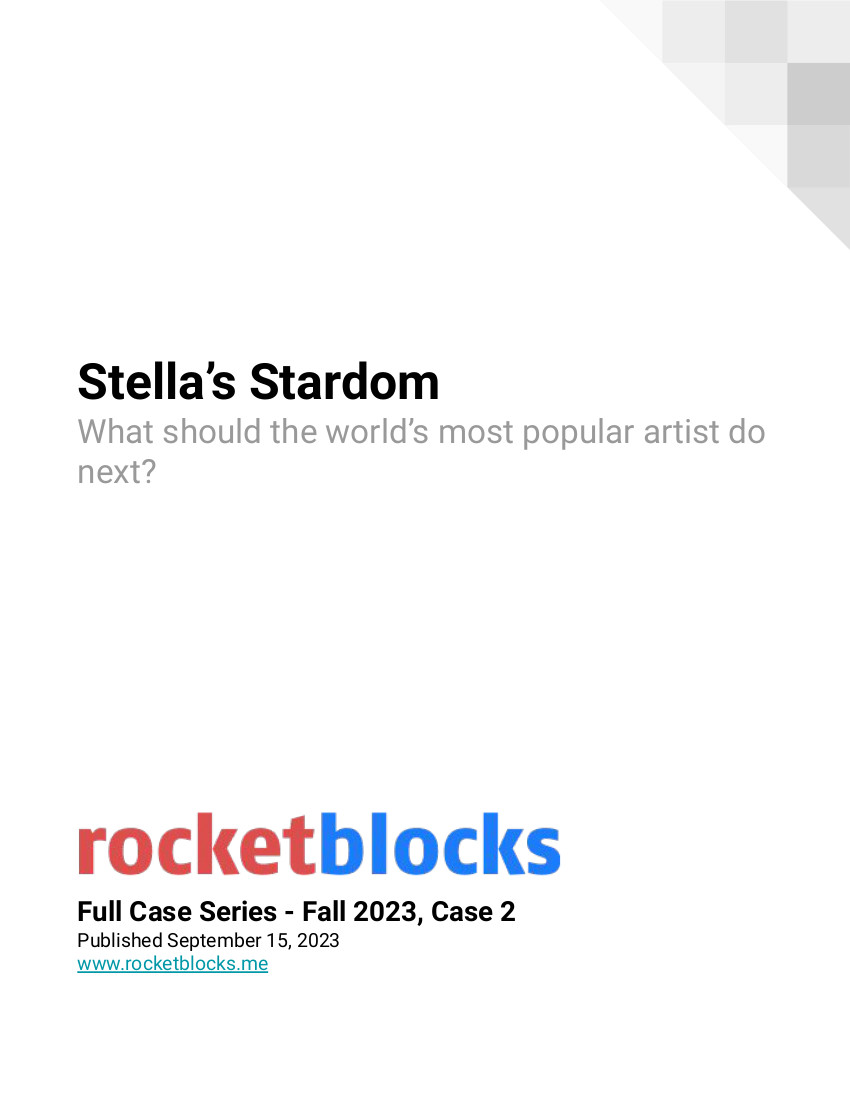 Full practice case PDF | Stella's Stardom | Media & entertainment ... Full practice case PDF | Stella's Stardom | Media & entertainment ...