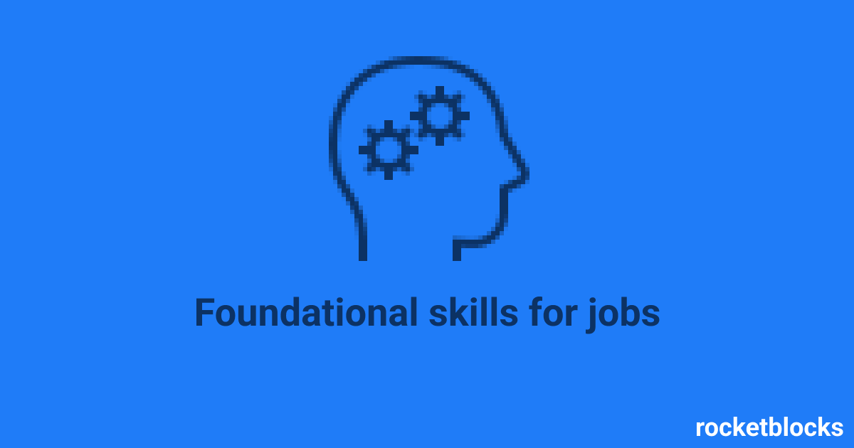 The foundational skills