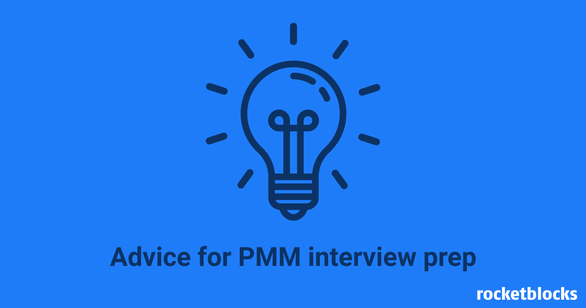 Product marketing interview prep