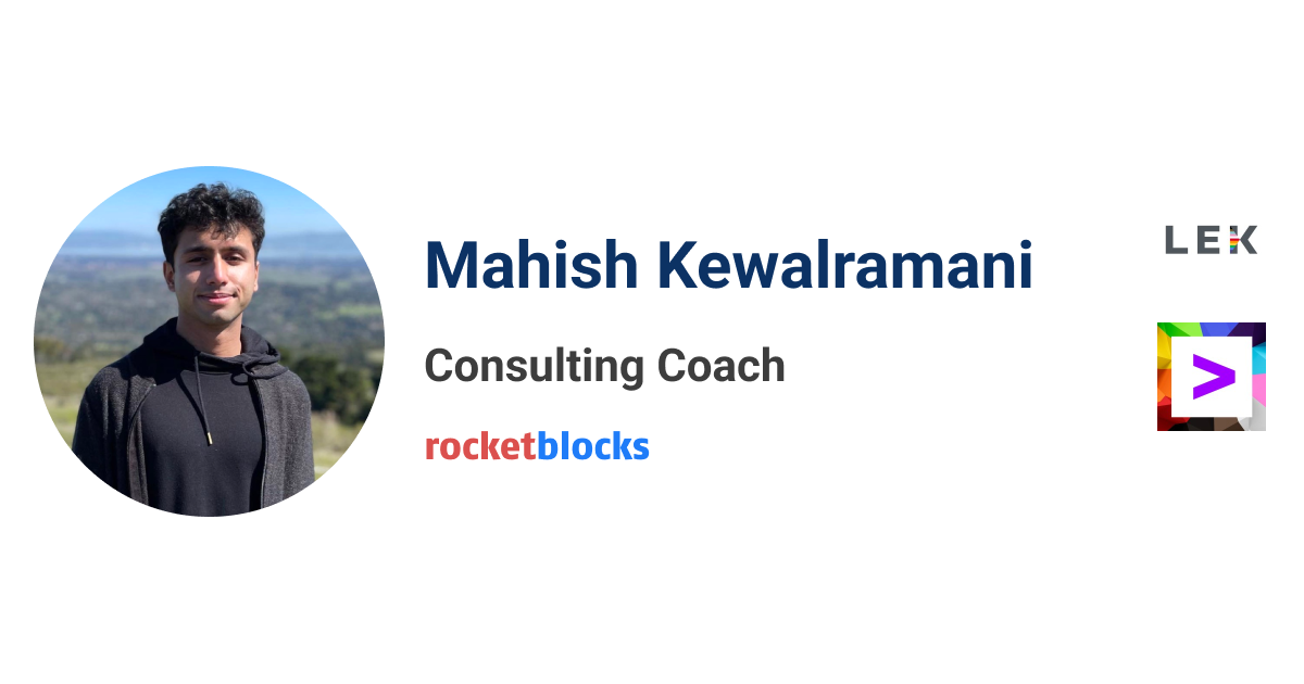RocketBlocks contributor: Mahish Kewalramani